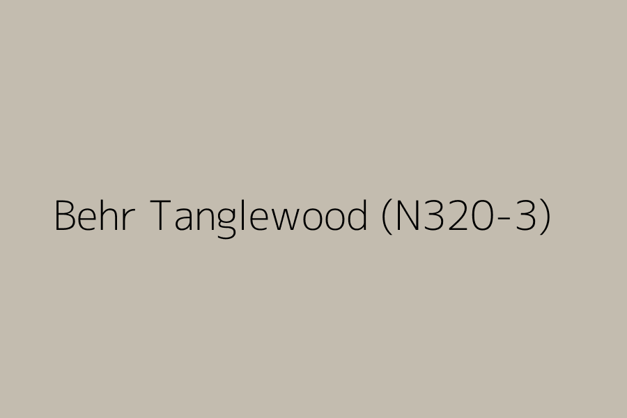Behr Tanglewood N320 3 Color Hex Code