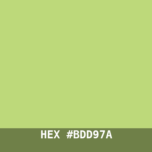 Color #BDD97A